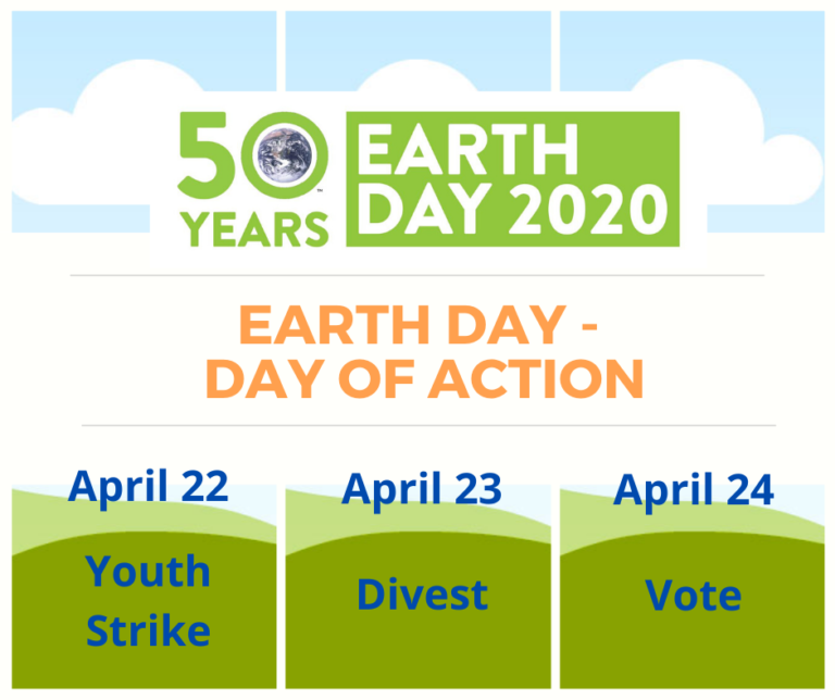 Earth Week: A Day of Action - Youth Strike & Earth Day Live – The ...